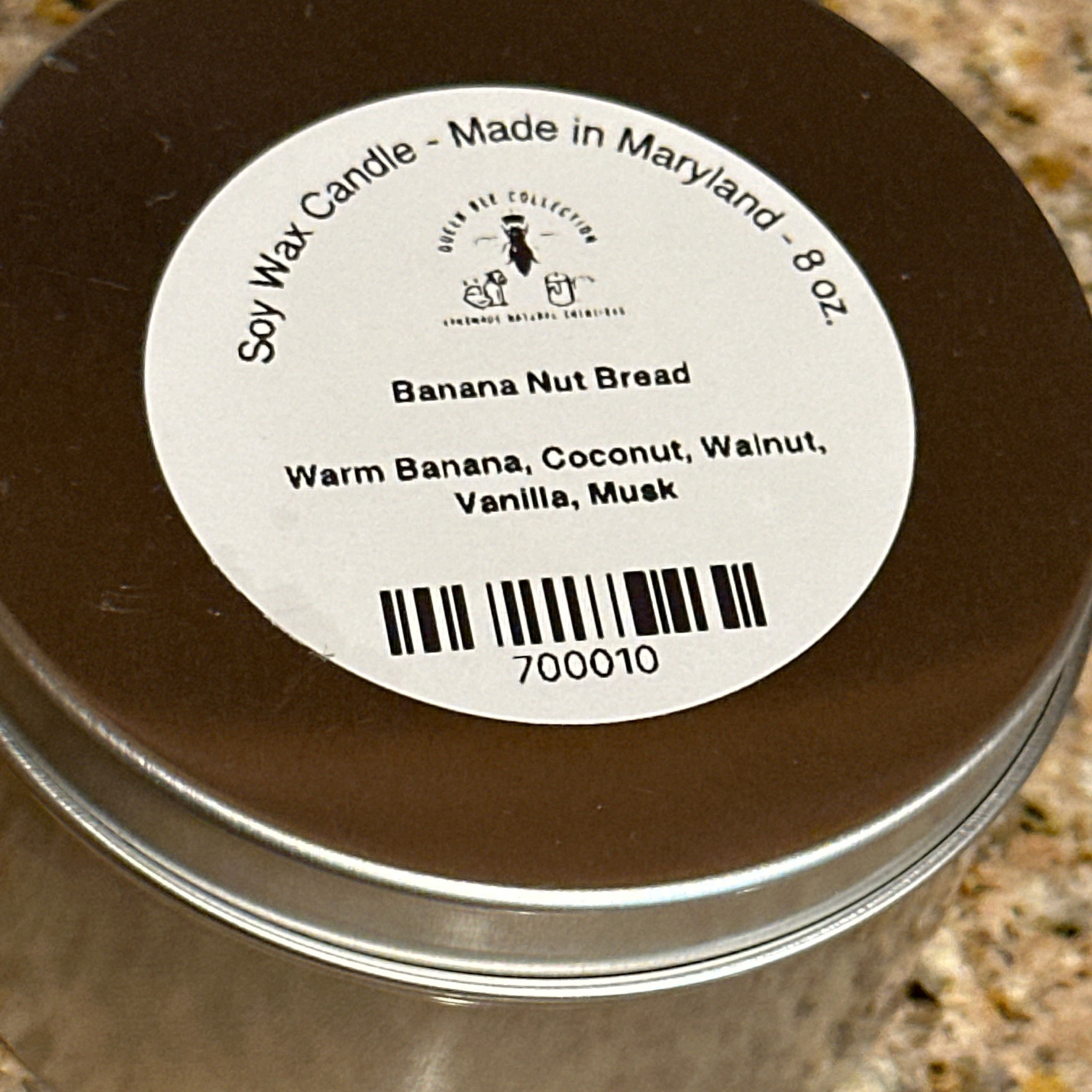 Bananas Nut Bread 8 oz | The Queen Bee Collection